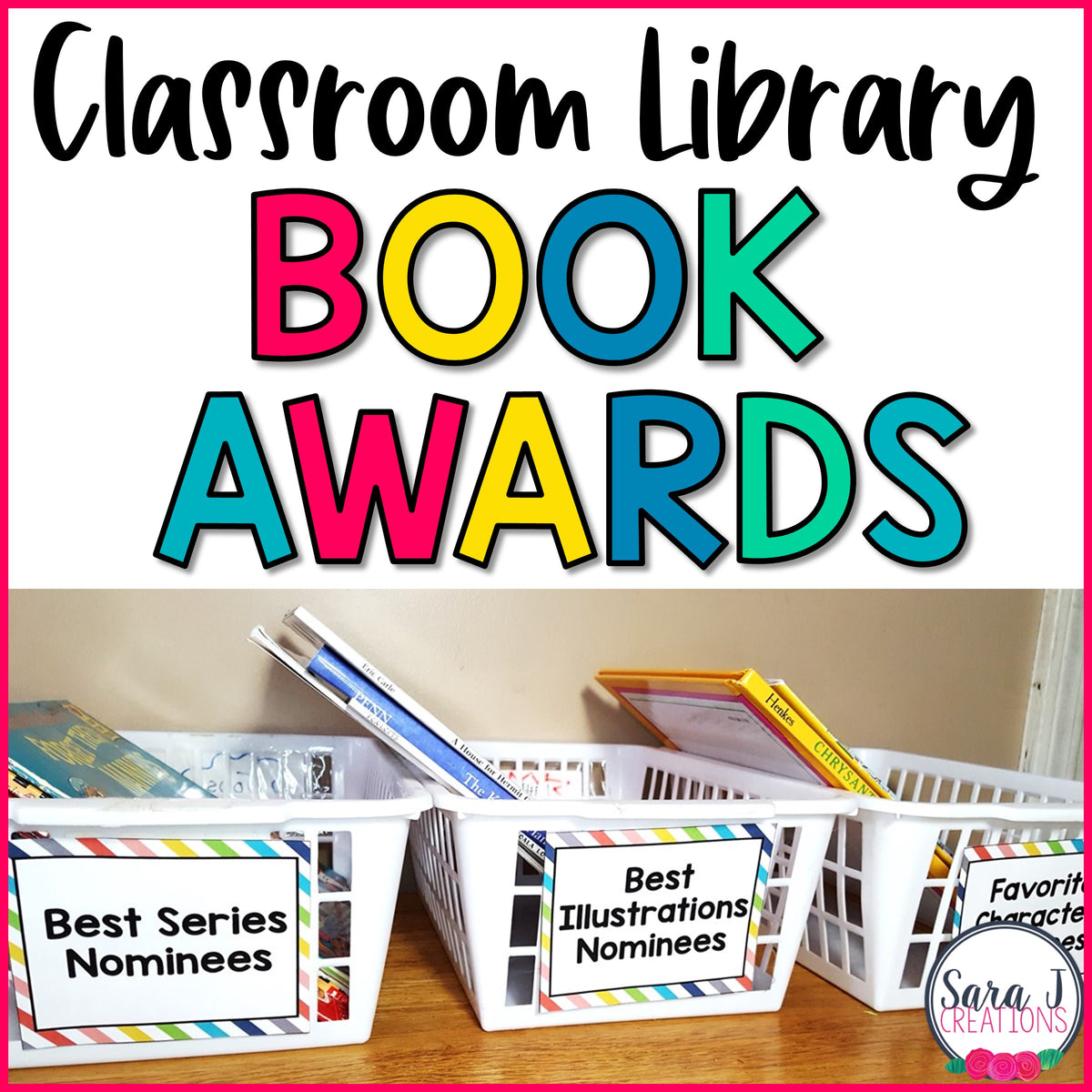 Classroom Library Book Awards – Sara J Creations