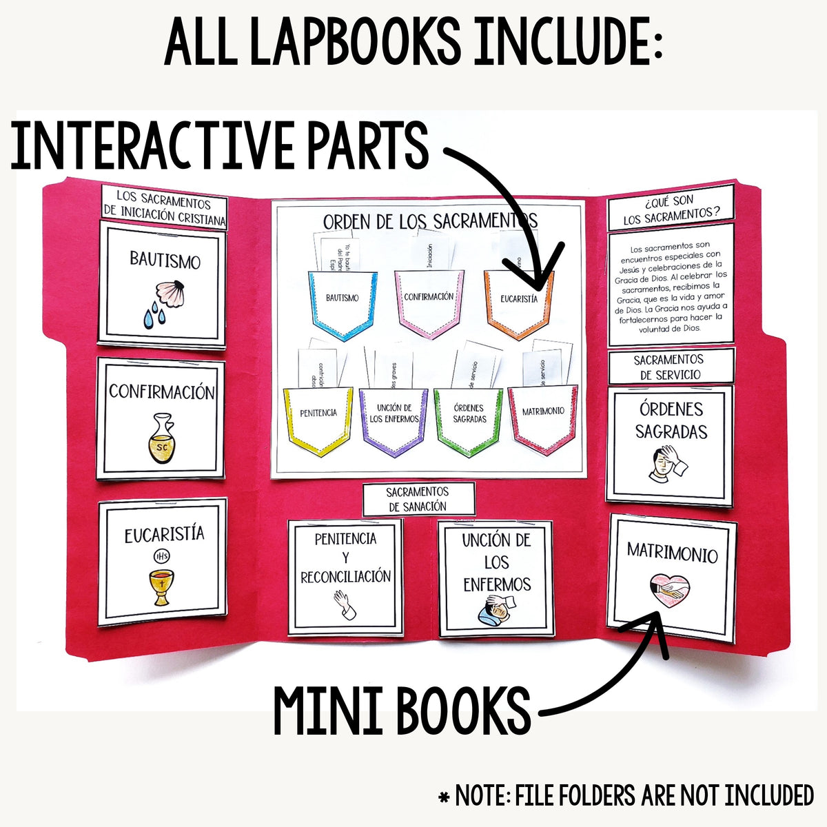 Catholic Lapbook SPANISH Bundle – Sara J Creations