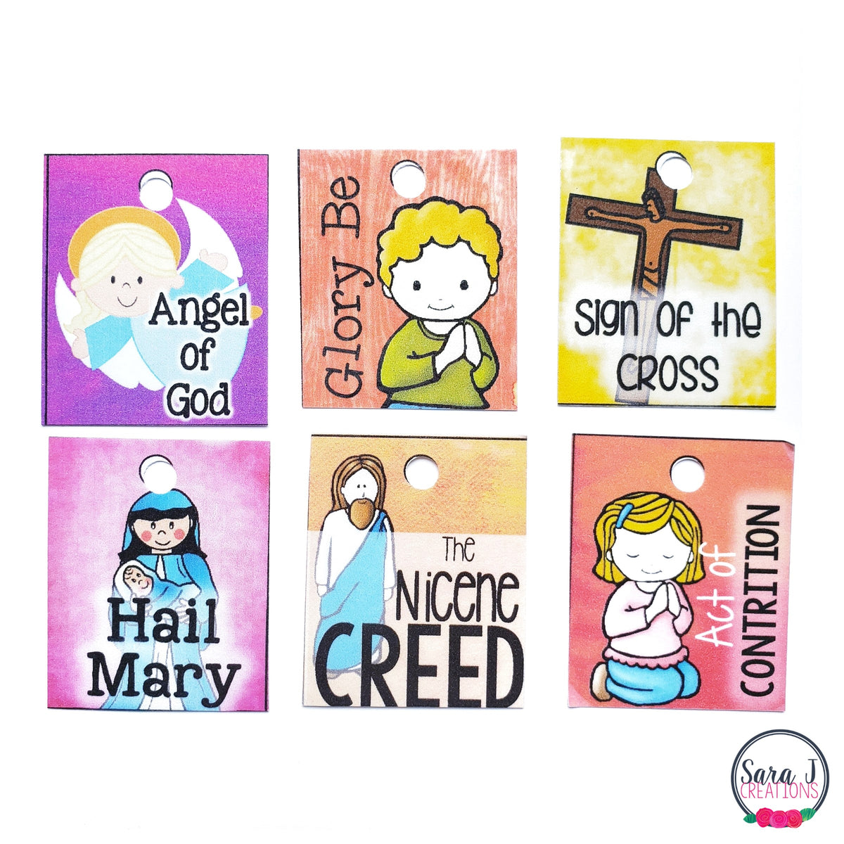 Catholic Prayer Tags – Sara J Creations
