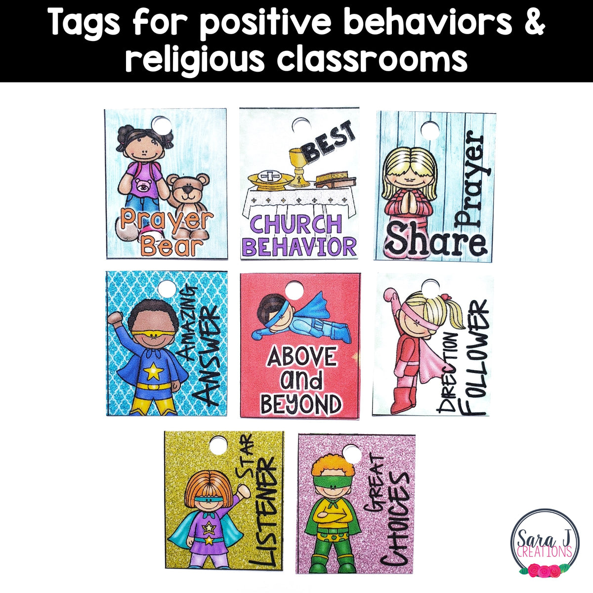 Catholic Reward Tags – Sara J Creations
