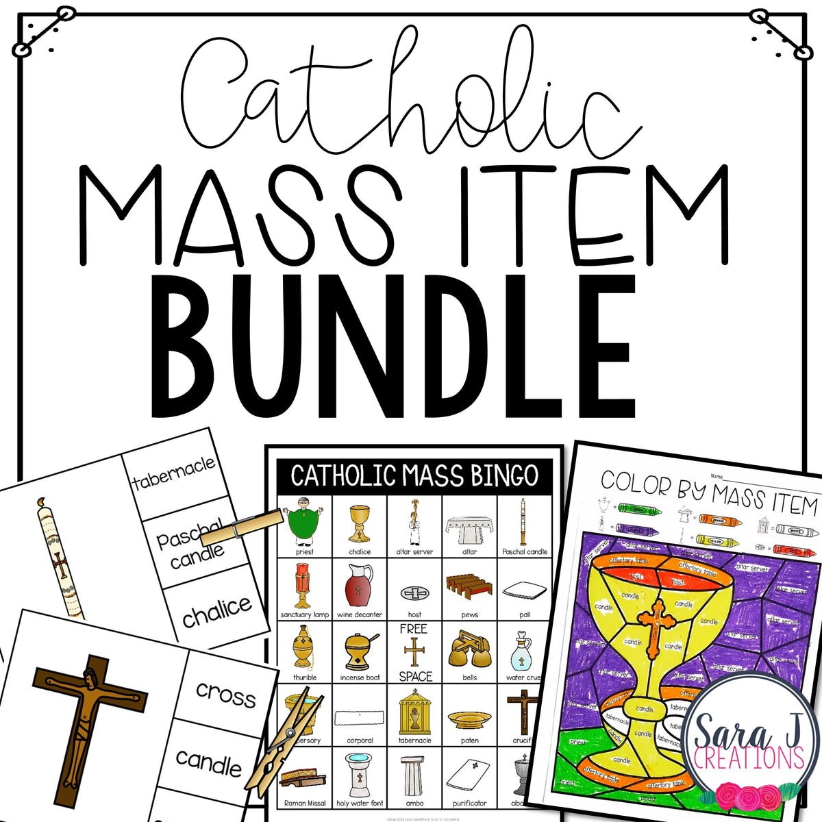 Catholic Mass Item Bundle – Sara J Creations