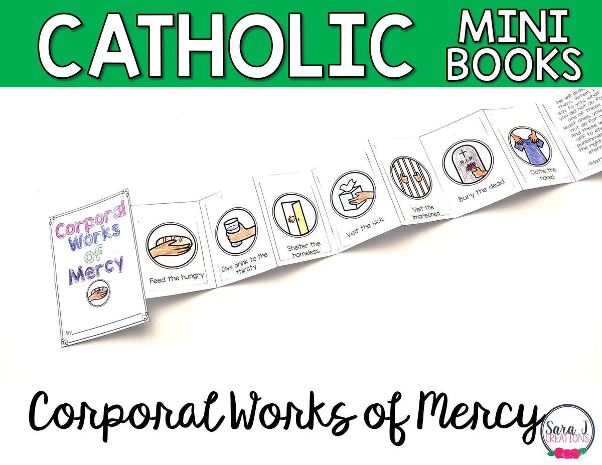 Corporal Works of Mercy Mini Book – Sara J Creations