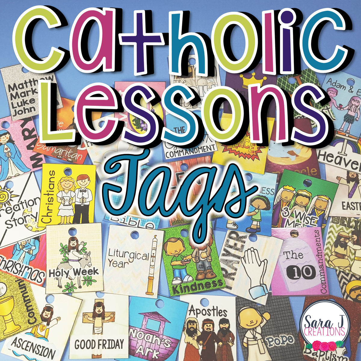 Catholic Lessons Tags – Sara J Creations