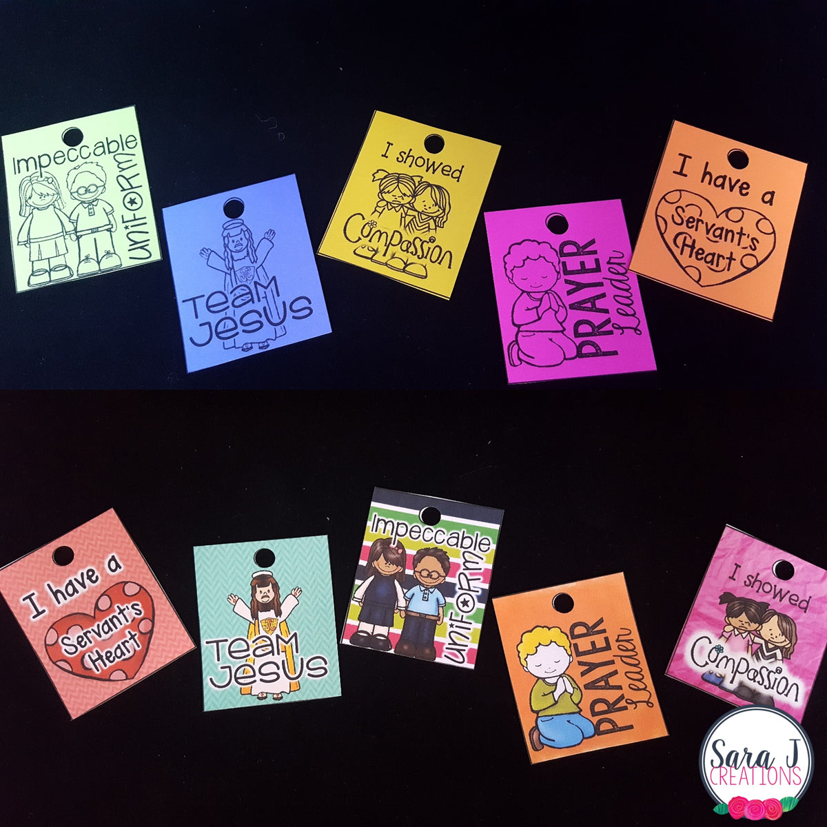 Christian Reward Tags – Sara J Creations