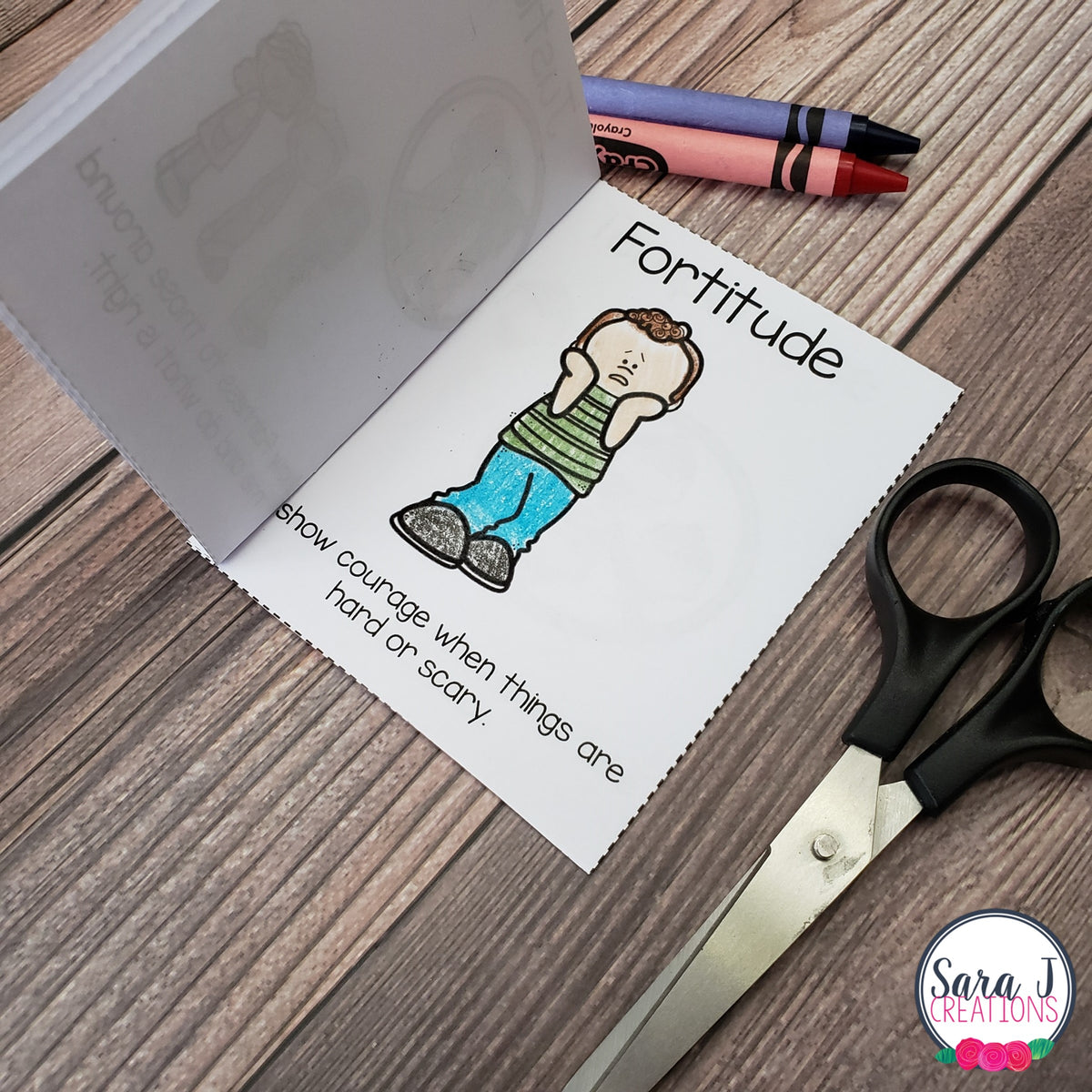 Cardinal Virtues Mini Book – Sara J Creations