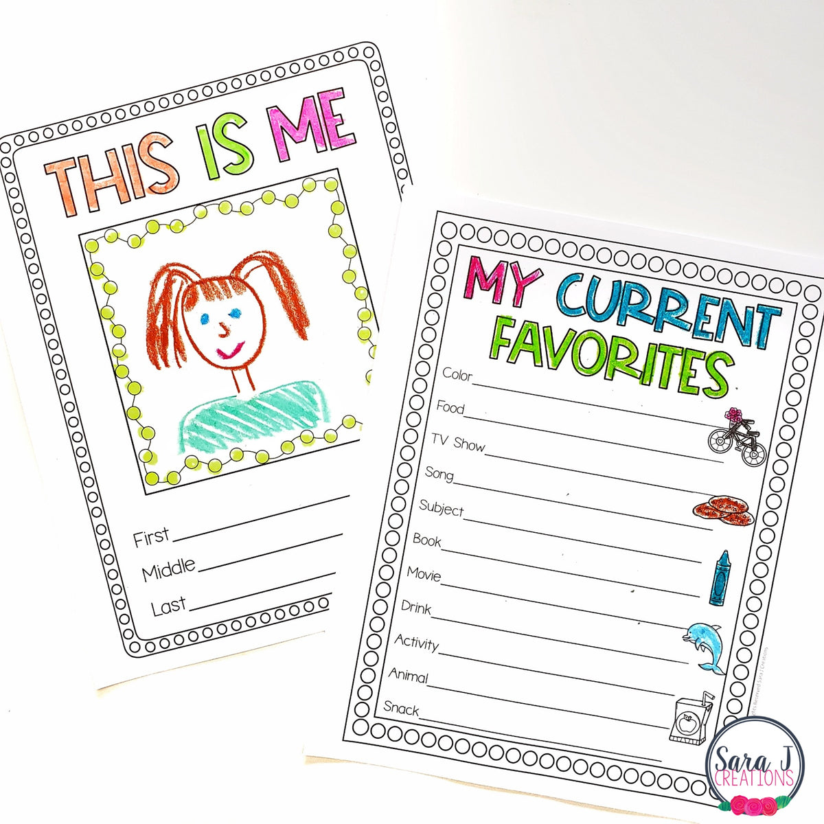 End of the Year Memory Book – Sara J Creations