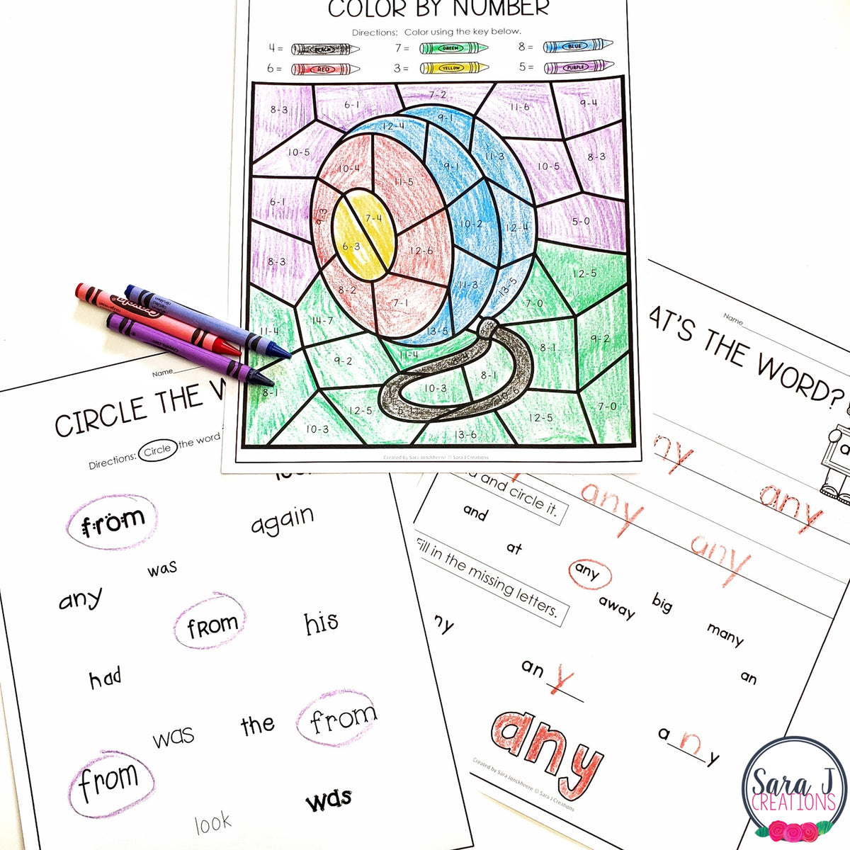Summer Review First Grade – Sara J Creations