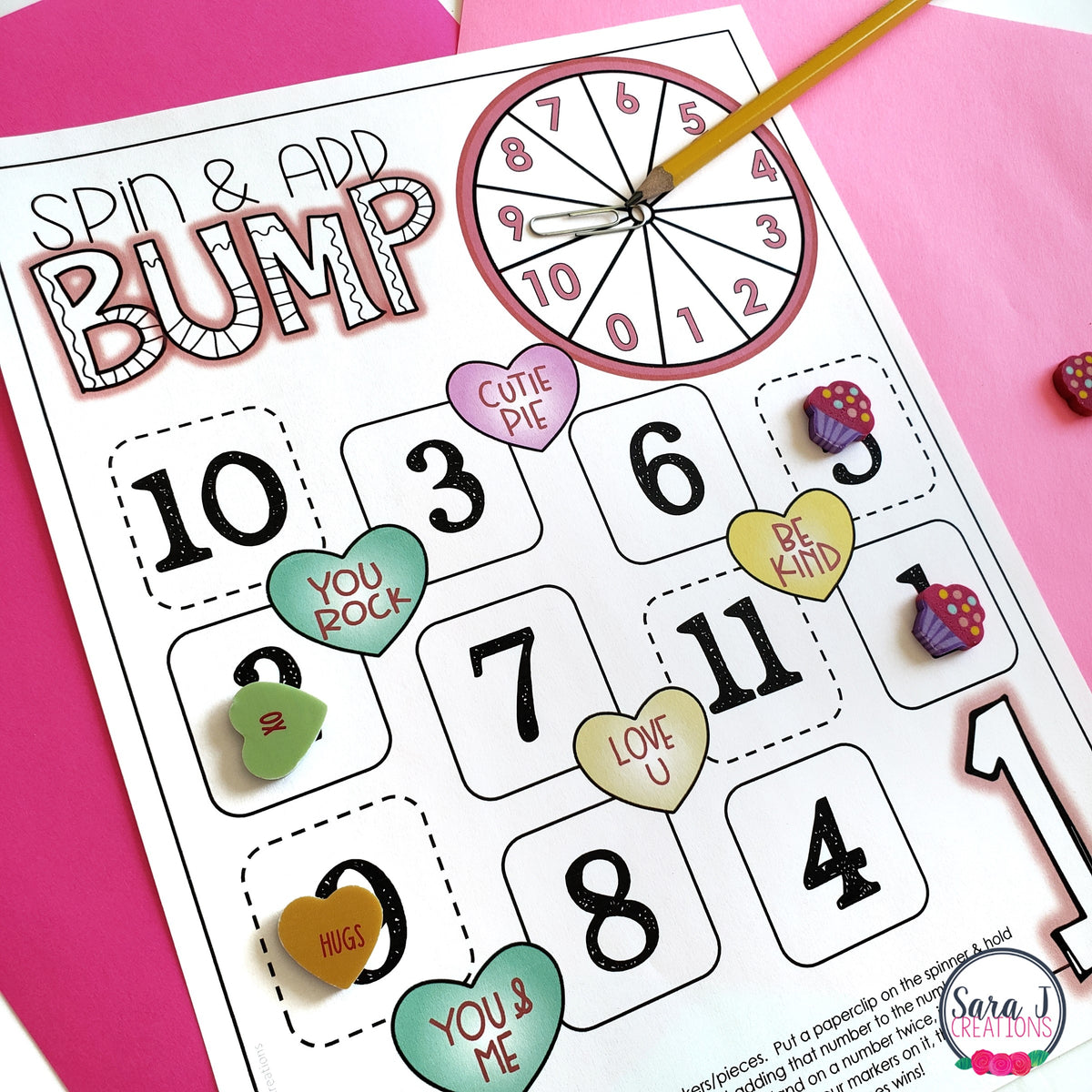 Valentine's Day Addition BUMP Games – Sara J Creations