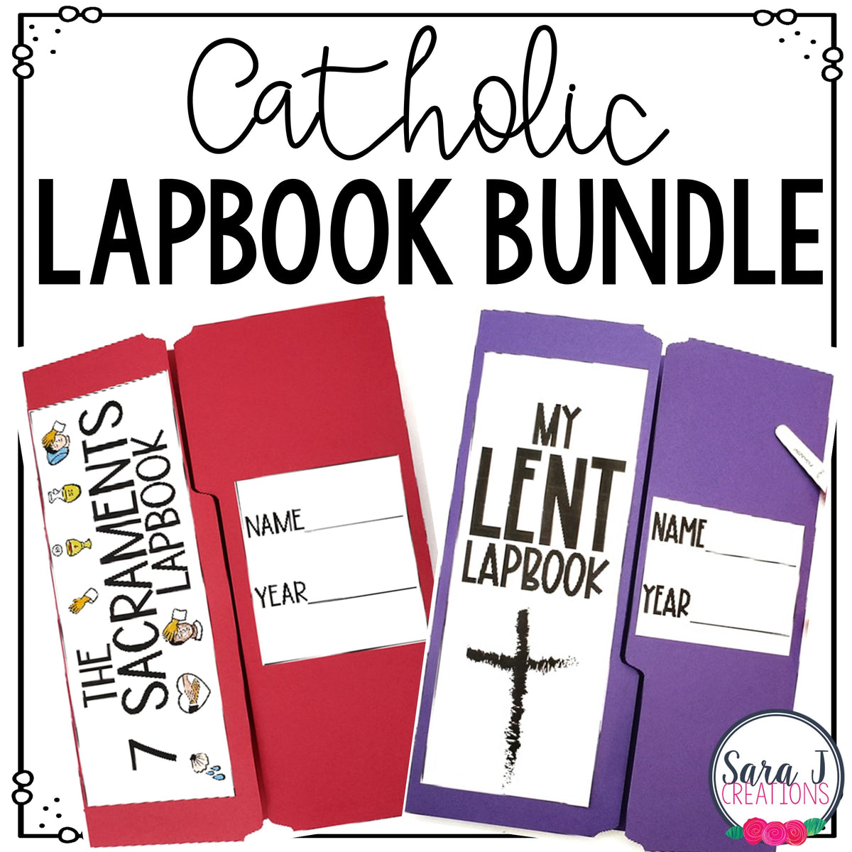 Catholic Lapbook Bundle – Sara J Creations