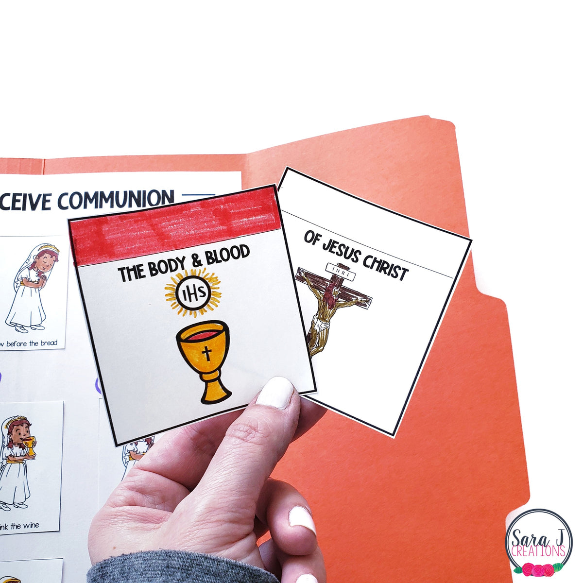 First Communion Lapbook Catholic Eucharist – Sara J Creations