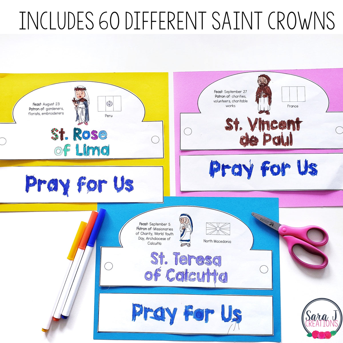 Catholic Crowns for Saints, Liturgical Living, Feast Days – Sara J ...