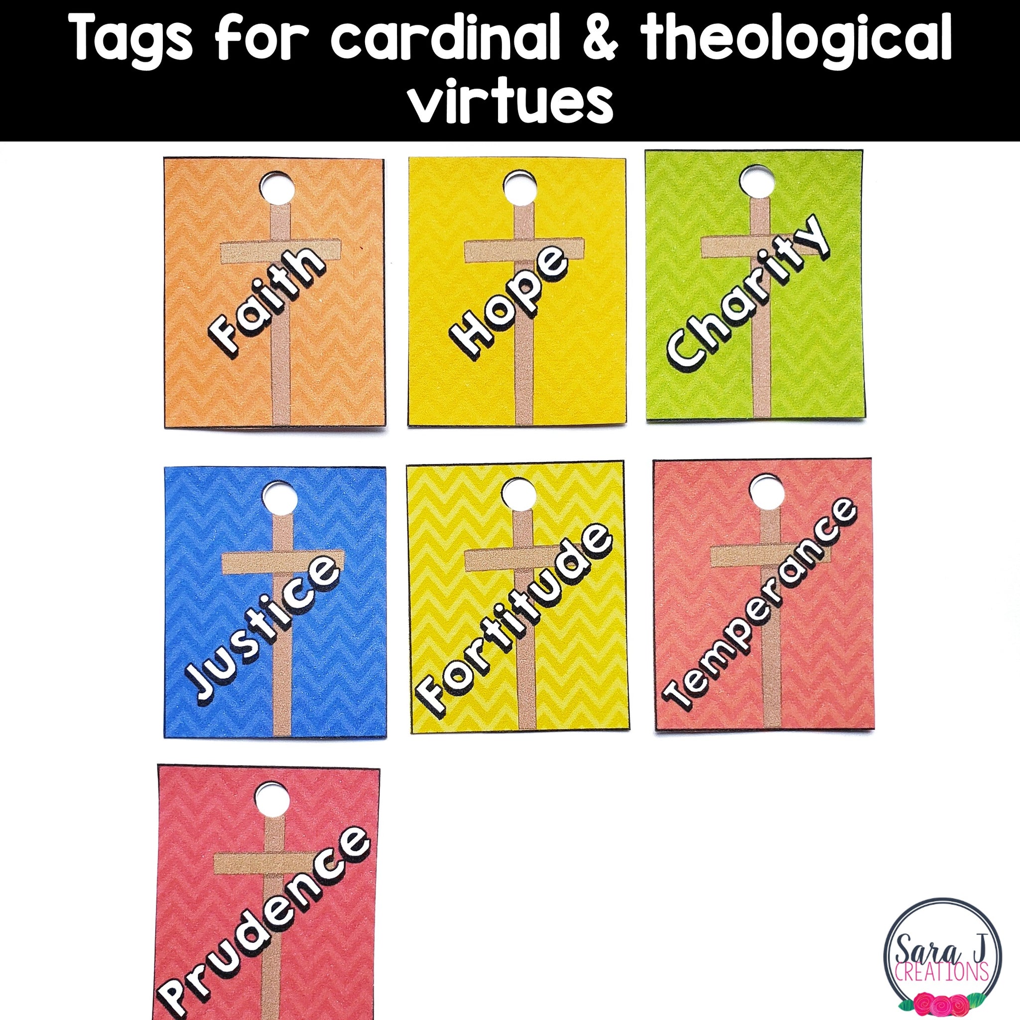 Catholic Reward Tags Volume 2 - Virtues, Fruits & Gifts of the Holy Sp ...