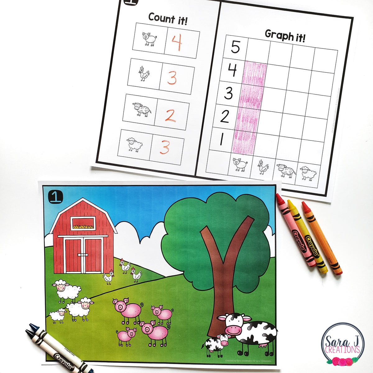 Farm Preschool Kindergarten Unit – Sara J Creations