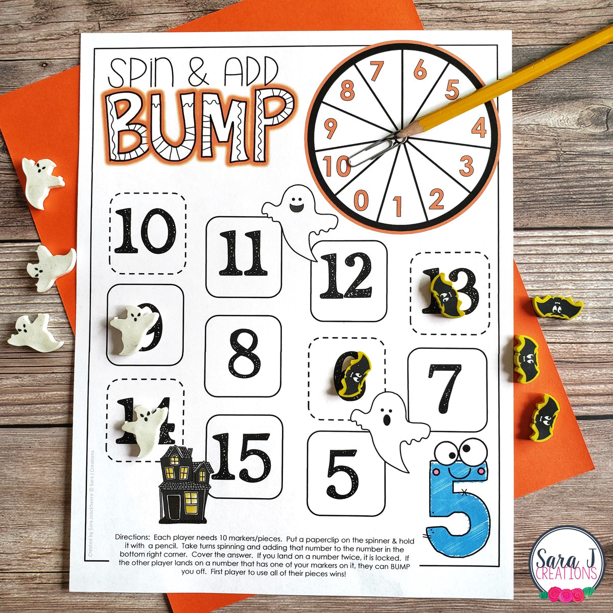Halloween Addition BUMP Games – Sara J Creations
