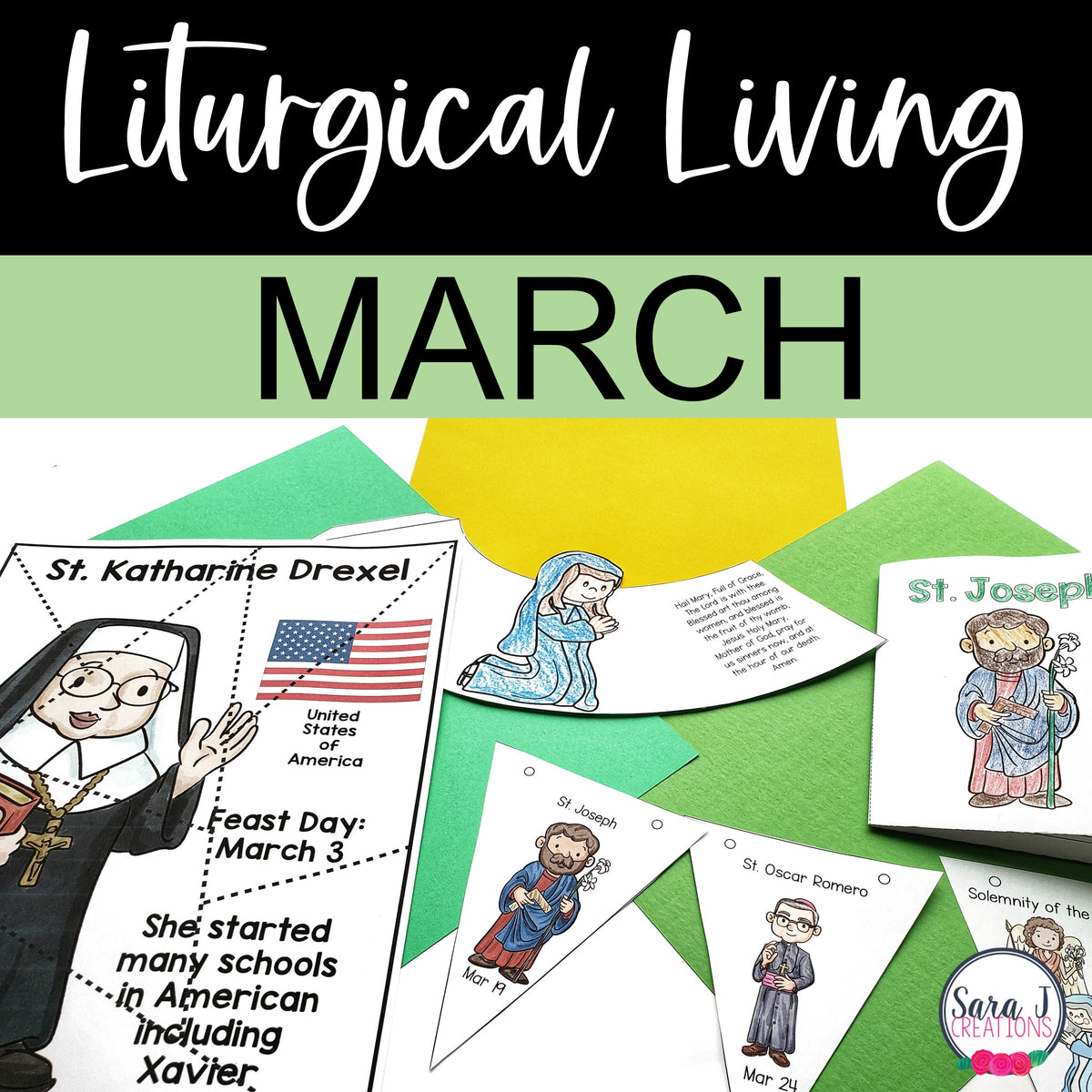 March Liturgical Living – Sara J Creations