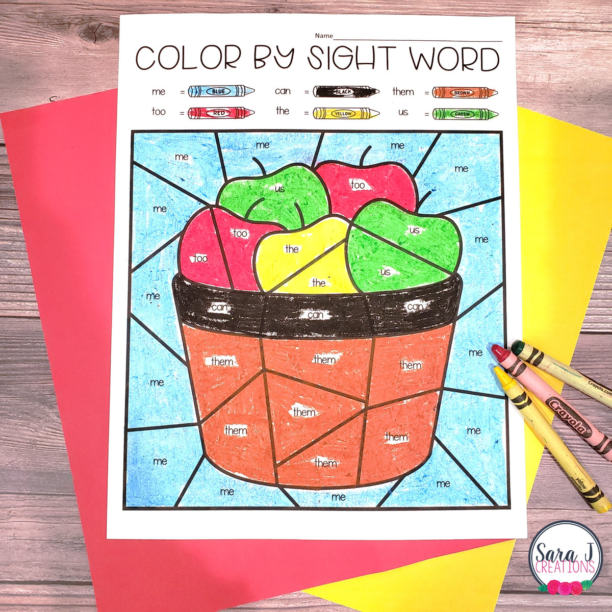 Color by Sight Word Seasonal BUNDLE Editable – Sara J Creations