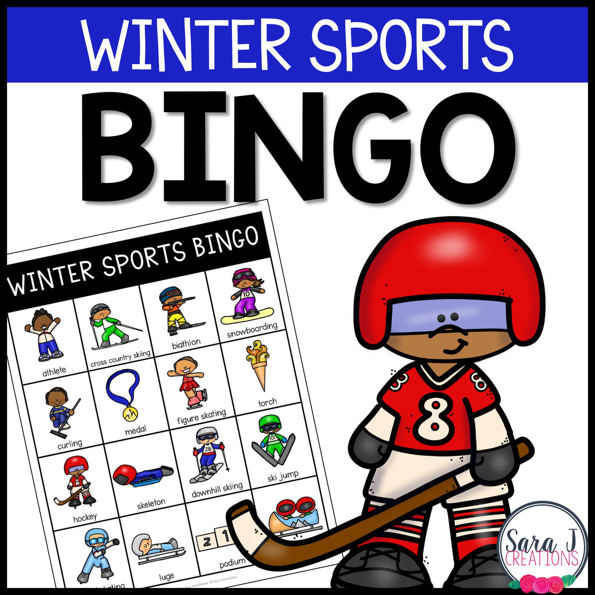 Winter Sports Bingo – Sara J Creations