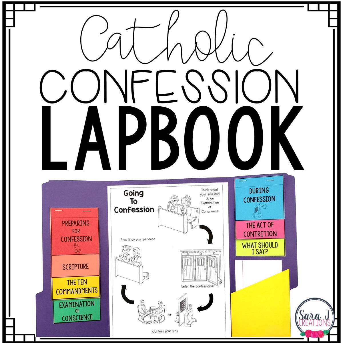 Confession Lapbook - Reconciliation – Sara J Creations