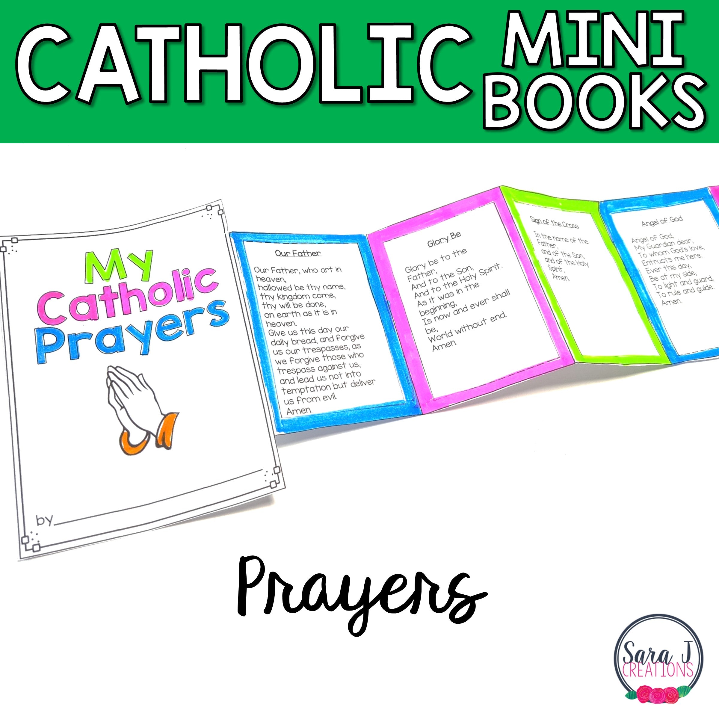 Catholic Prayers Mini Book Catholic Prayer Book Catholic Prayers