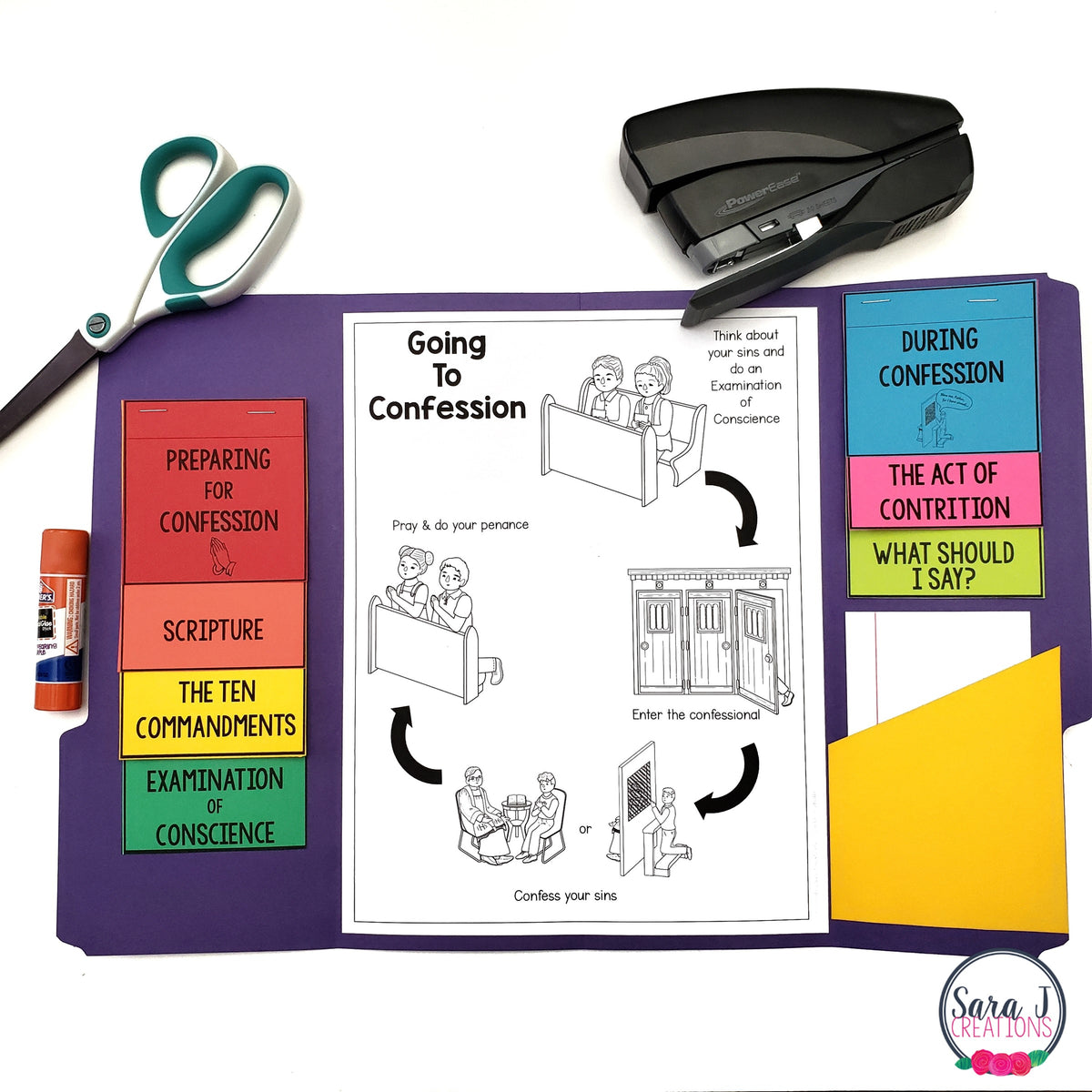 Confession Lapbook - Reconciliation – Sara J Creations