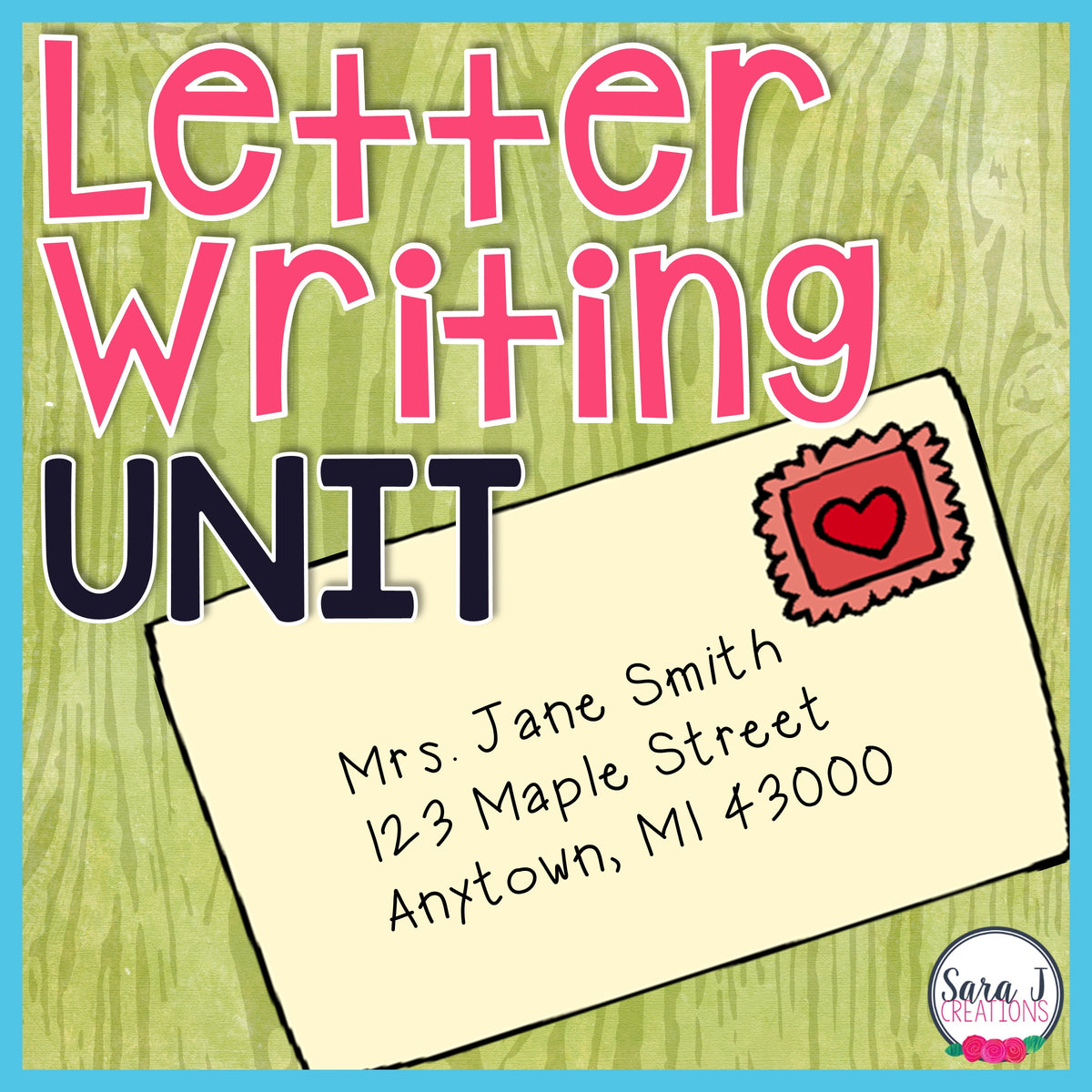 Letter Writing Unit - Friendly Letters – Sara J Creations