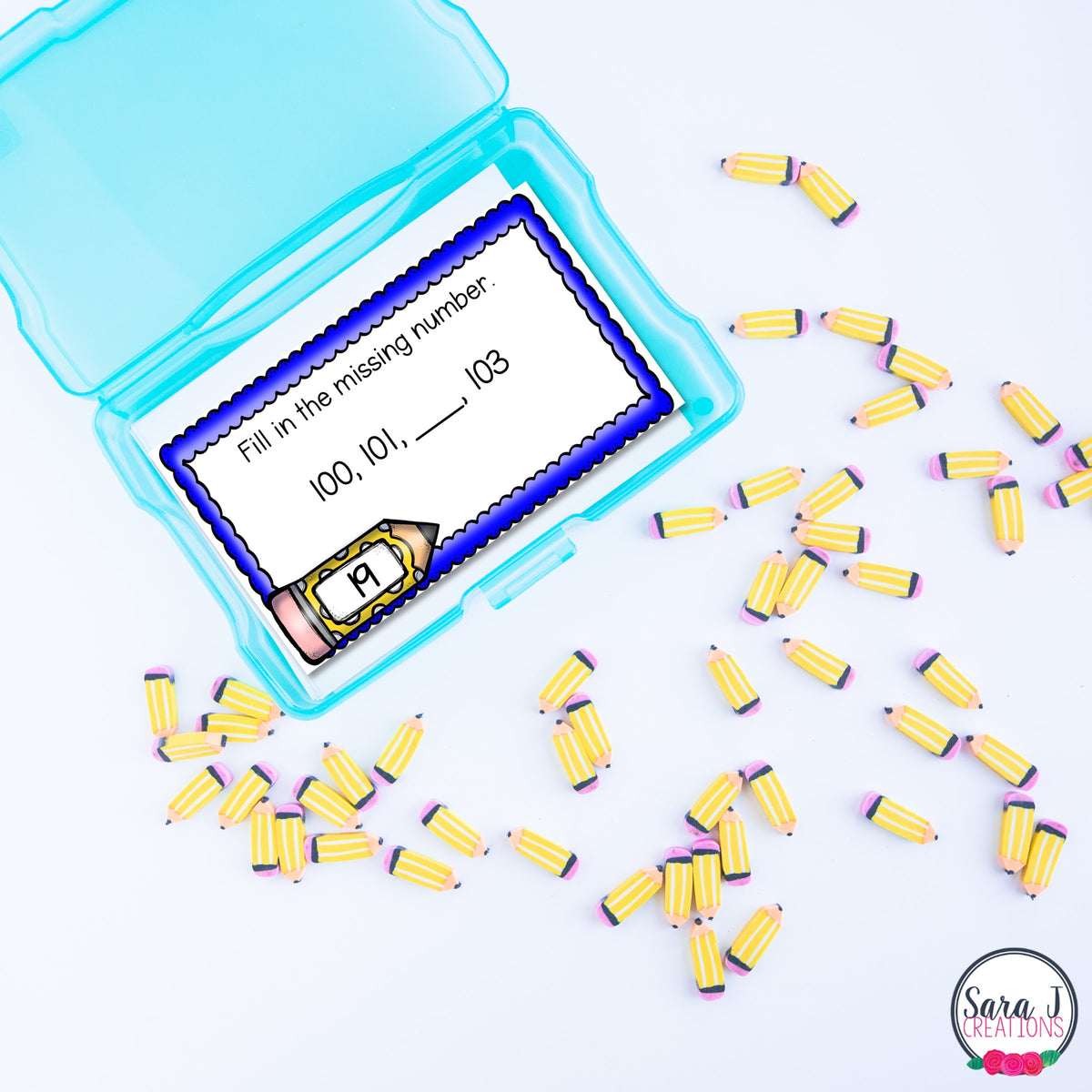 Back to School Math Task Cards – Sara J Creations