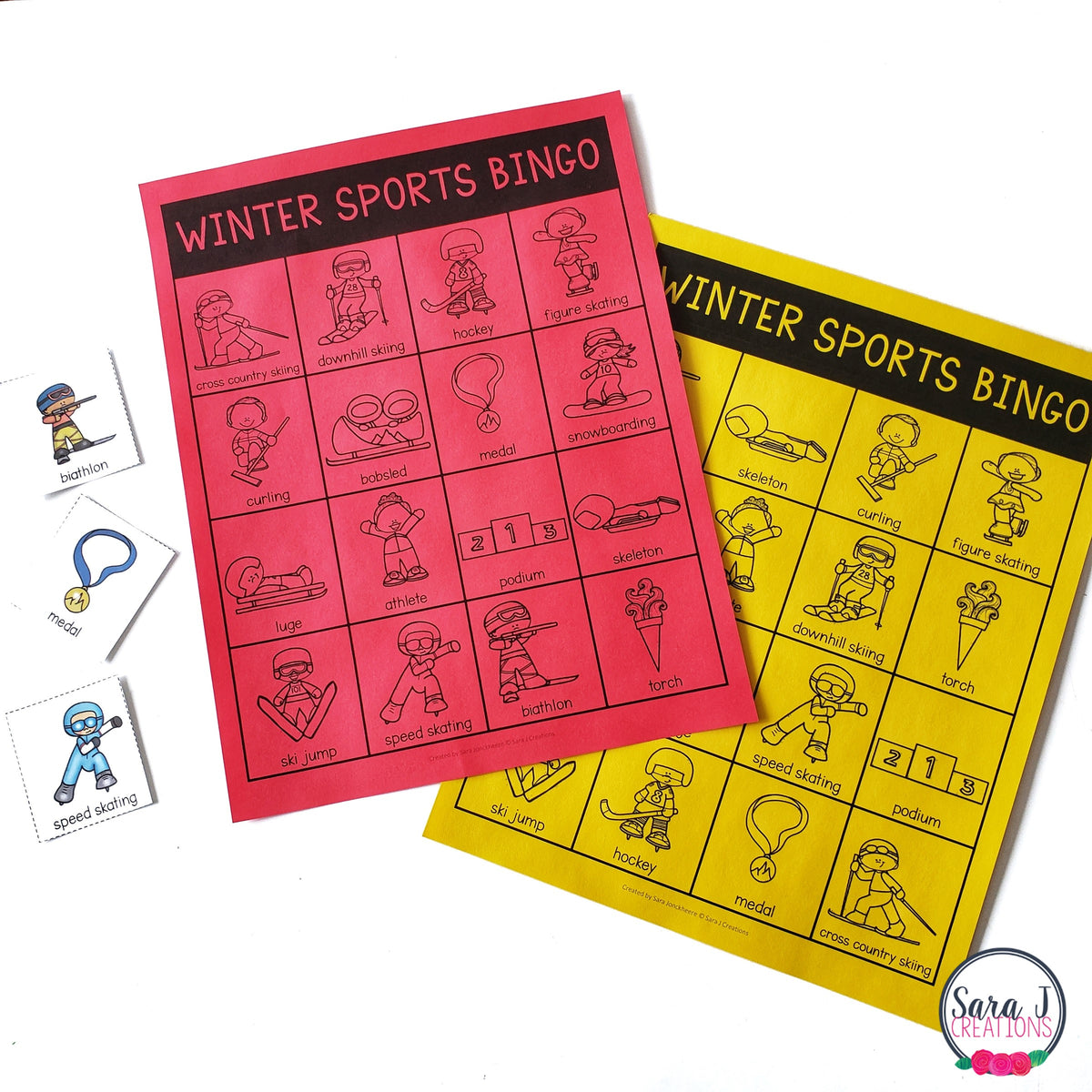 Winter Sports Bingo – Sara J Creations