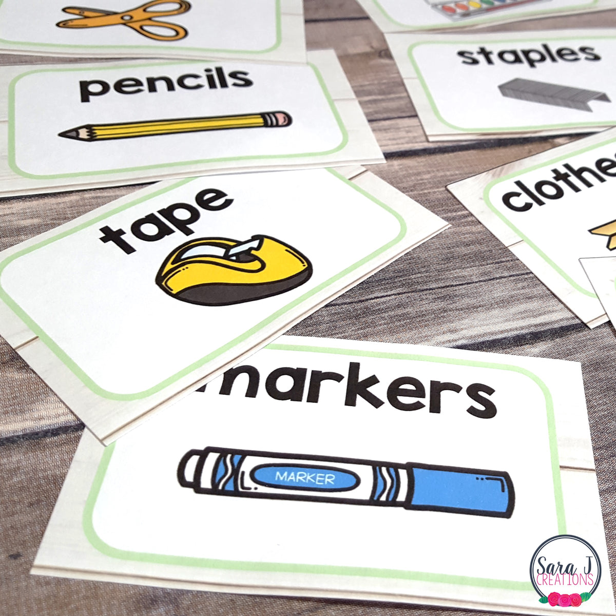 White Wood and Mint Classroom Decor - Shiplap Farmhouse – Sara J Creations